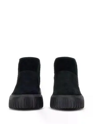 Hogan Basso Logo-print Boots