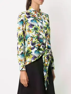 AMIR SLAMA Printed Silk Shirt