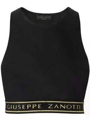 GIUSEPPE ZANOTTI Logo-underband Tank Top