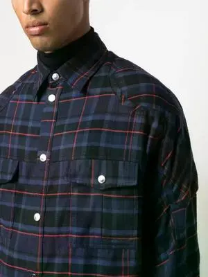 GMBH Plaid-check Print Shirt