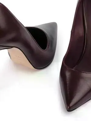 LE SILLA Eva 100mm Leather Pumps - Red