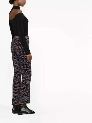 Diane Von Furstenberg Juno Patterned Jacquard Trousers