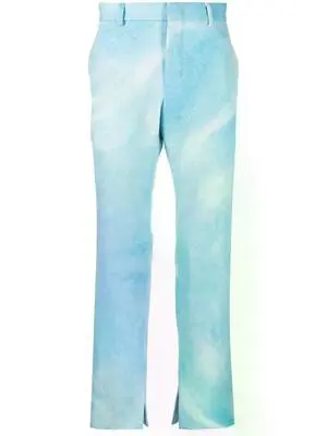 MSFTS Tie-dye Effect Trousers
