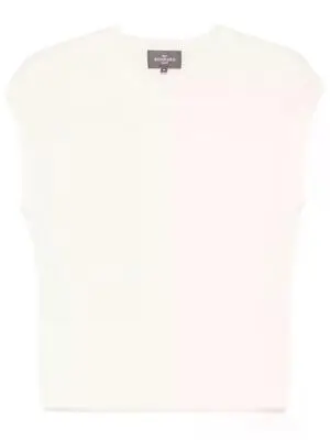 Eric Bompard Cap-sleeve Vest - Neutrals