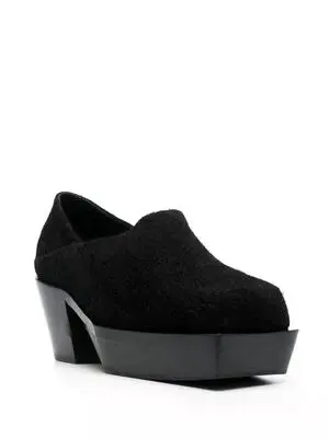 Eckhaus Latta 65mm Cowboy Leather Clogs