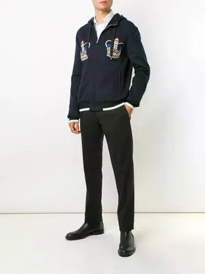Dolce & Gabbana Straight Tailored Trousers - Black