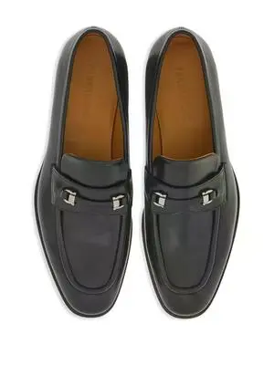 FERRAGAMO Gancini-detailed Leather Loafers