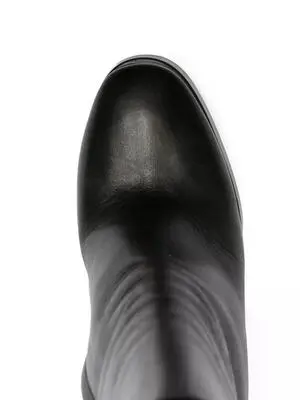 Roberto Cavalli 153mm Leather Platform Boots