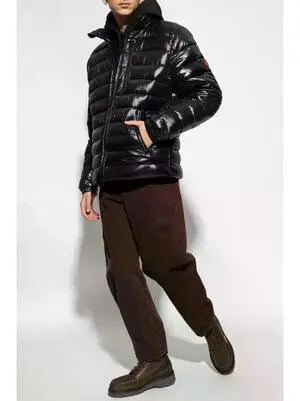SAVE THE DUCK Logo-patch Padded Jacket - Black
