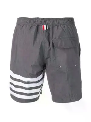 Thom Browne 4-bar Solid Tech Swim Shorts