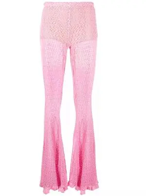 Blumarine Knitted Flared Trousers