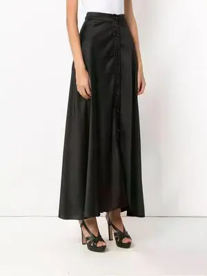 AMIR SLAMA Silk Long Skirt