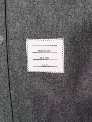 Thom Browne Logo-patch Shirt Jacket