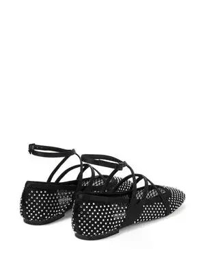 JIMMY CHOO Astoria Ballet Flats - Black