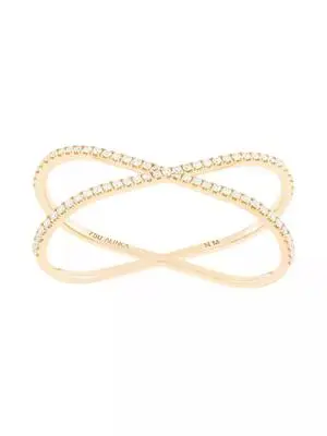 ALINKA 18kt Yellow Katia Duo Diamond Ring - Gold