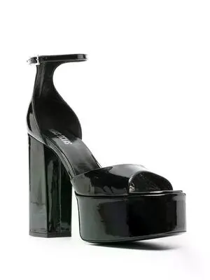 Paris Texas Patent Leather Platform Sandals