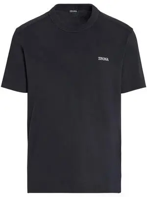 Zegna Embroidered T-shirts For Men