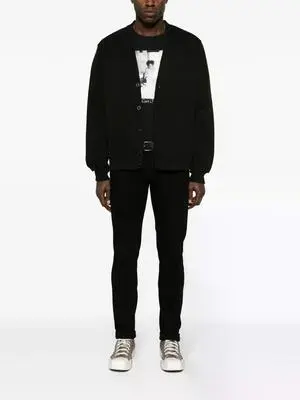 DONDUP George Mid-rise Tapered Jeans - Black