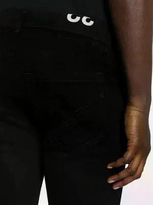 DONDUP George Mid-rise Tapered Jeans - Black