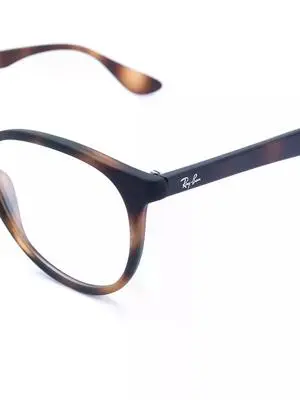 Ray-ban Round-frame Glasses - Brown