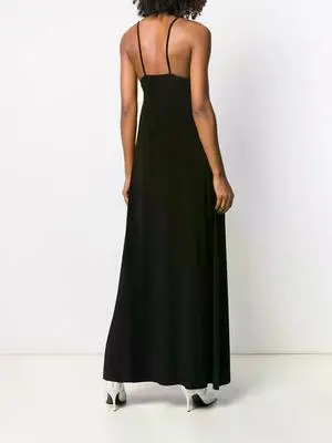 Norma Kamali V-neck Maxi Dress