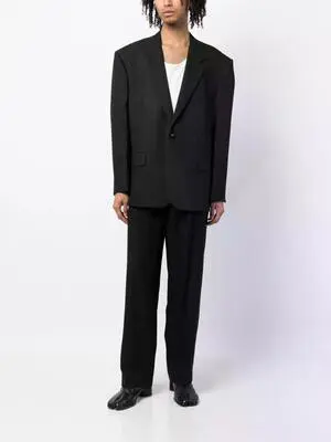 Random Identities Long-sleeved Oversized Blazer