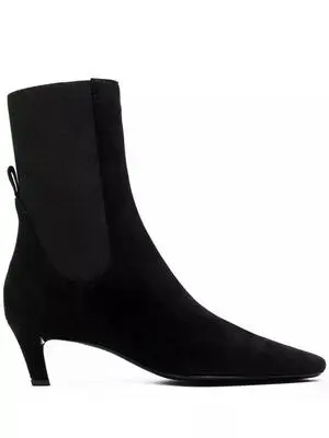 TOTEME The Mid Heel 50mm Boots - Black