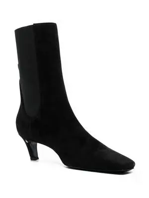 TOTEME The Mid Heel 50mm Boots - Black