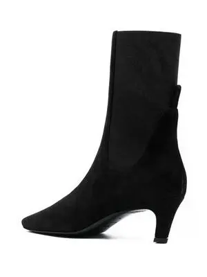 TOTEME The Mid Heel 50mm Boots - Black