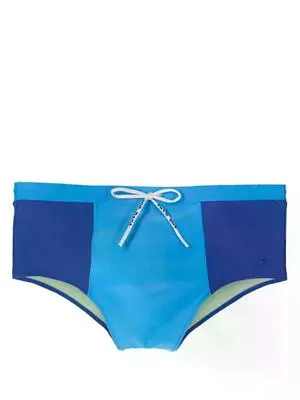 AMIR SLAMA Panelled Swim Shorts - Blue