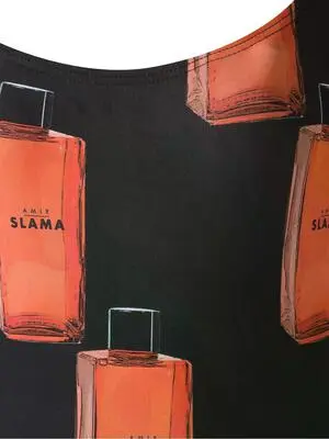 AMIR SLAMA Printed One Piece Swimsuit