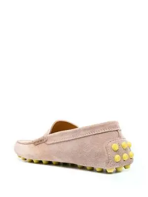 TOD'S Gommino Suede Driving Shoes - Neutrals