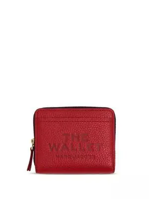 Marc Jacobs The Leather Mini Compact Wallet - Red