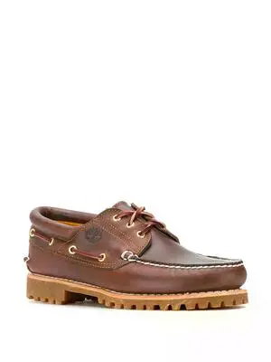 Timberland Leather Boat Shoes - Brown
