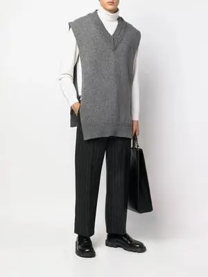 MAISON MARGIELA Layered Knitted Vest