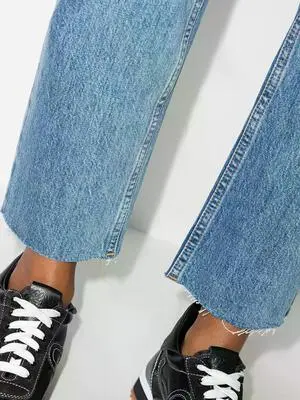 RE/DONE Stove Pipe Cropped Jeans