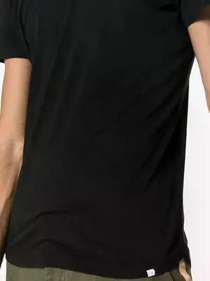 Orlebar Brown Short Sleeved Cotton T-shirt - Black