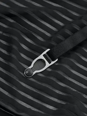 MAISON CLOSE V-neck Striped Bodysuit