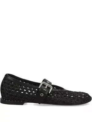 Premiata Interwoven Ballet Flats - Black