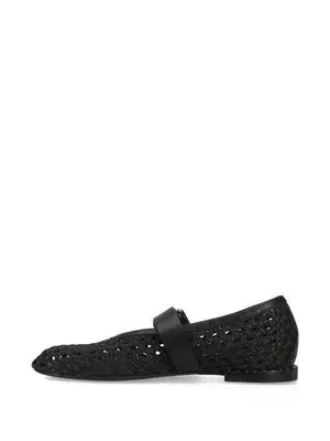Premiata Interwoven Ballet Flats - Black