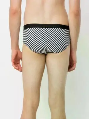 AMIR SLAMA Striped Swim Briefs