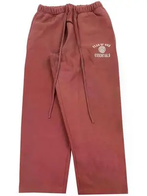 Fear Of God Logo-print Sweatpants - Red
