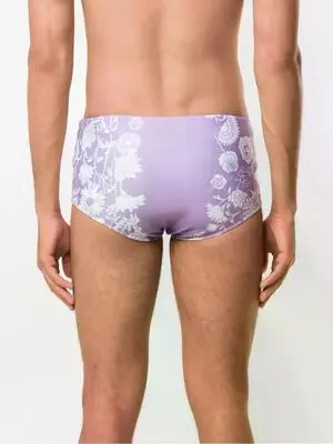 AMIR SLAMA Printed Swim Trunks