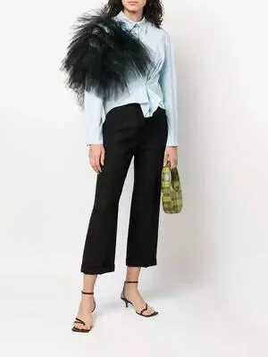 ACT Nº1 Tulle-embellished Detail Shirt