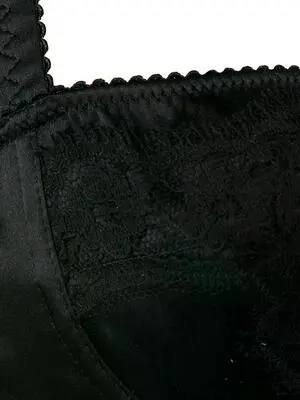 Dolce & Gabbana Lace-detail Satin Balconette Bra