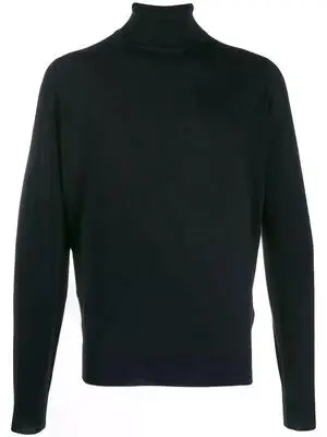 John Smedley Cherwell Merino Wool Sweatshirt - Black