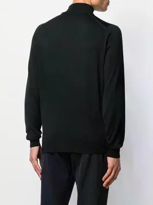 John Smedley Cherwell Merino Wool Sweatshirt - Black