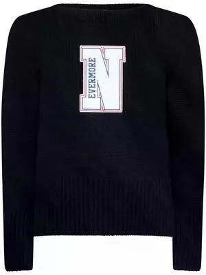 Thom Browne Slogan-print Virgin Wool Sweater