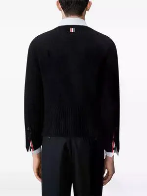 Thom Browne Slogan-print Virgin Wool Sweater
