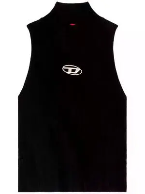 DIESEL® M-onervax Mock-neck Top - Black